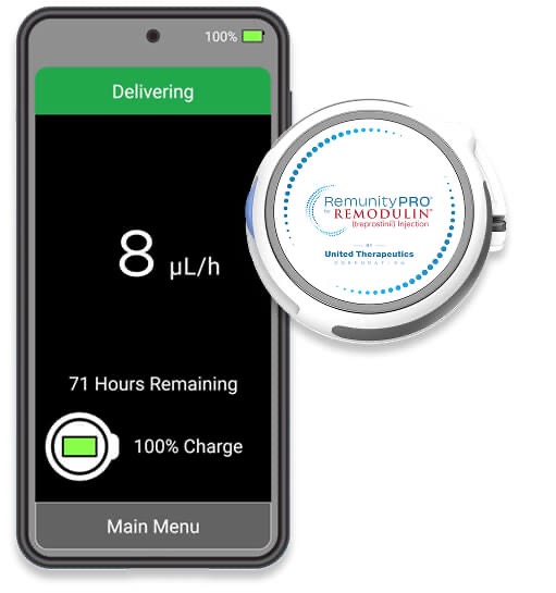 Remodulin (parenteral treprostinil) Infusion Pump Options